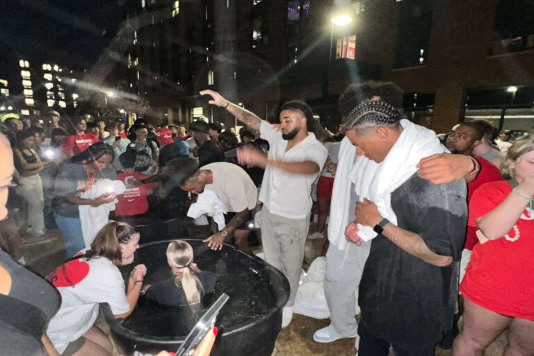 'Give Him the Glory': Ohio St. Football Players Ignite Revival ...