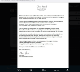 Breaking News: Chris Reed Steps Down from MorningStar Ministries ...
