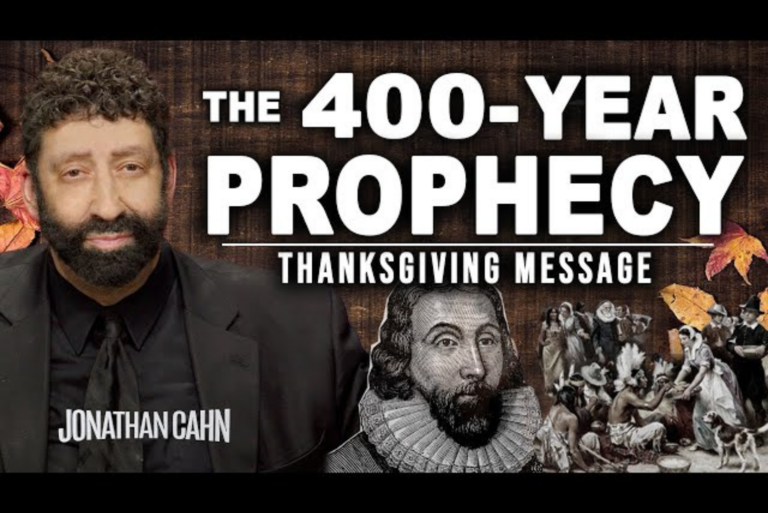 Jonathan Cahn: The 400-Year Prophetic Thanksgiving Message - Charisma ...