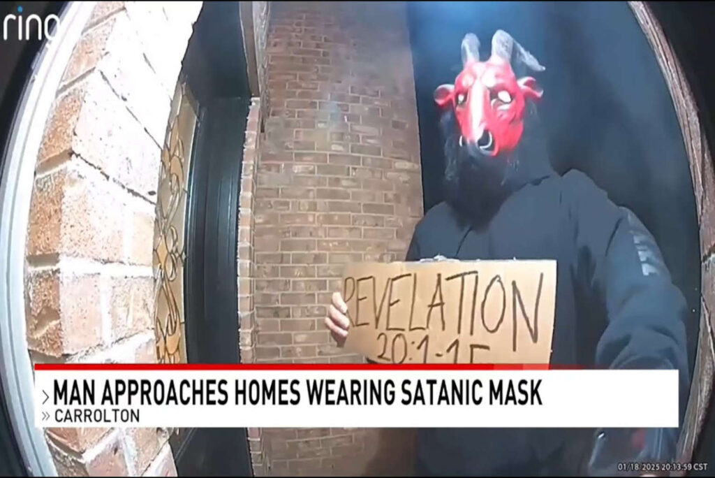 Satanic Mask-Wearing Stranger and the Spiritual Decline of America ...