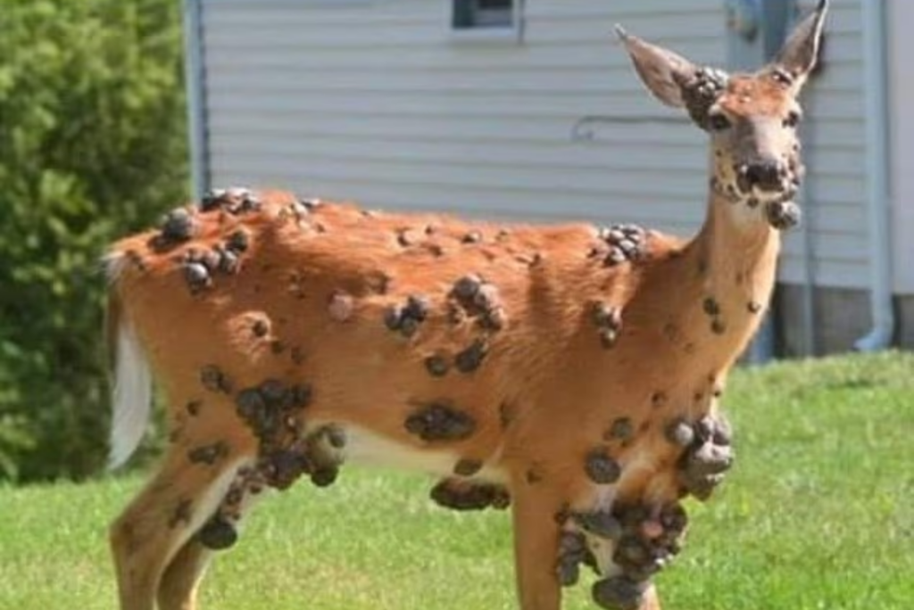 Creepy Wildlife Epidemic? Mutant Deer Discovered with Tumor-Like Sores ...