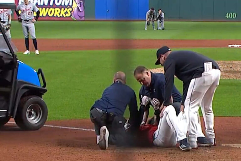 Pray for David Fry: Guardians' Slugger Injured by 99-mph Fastball, but ...