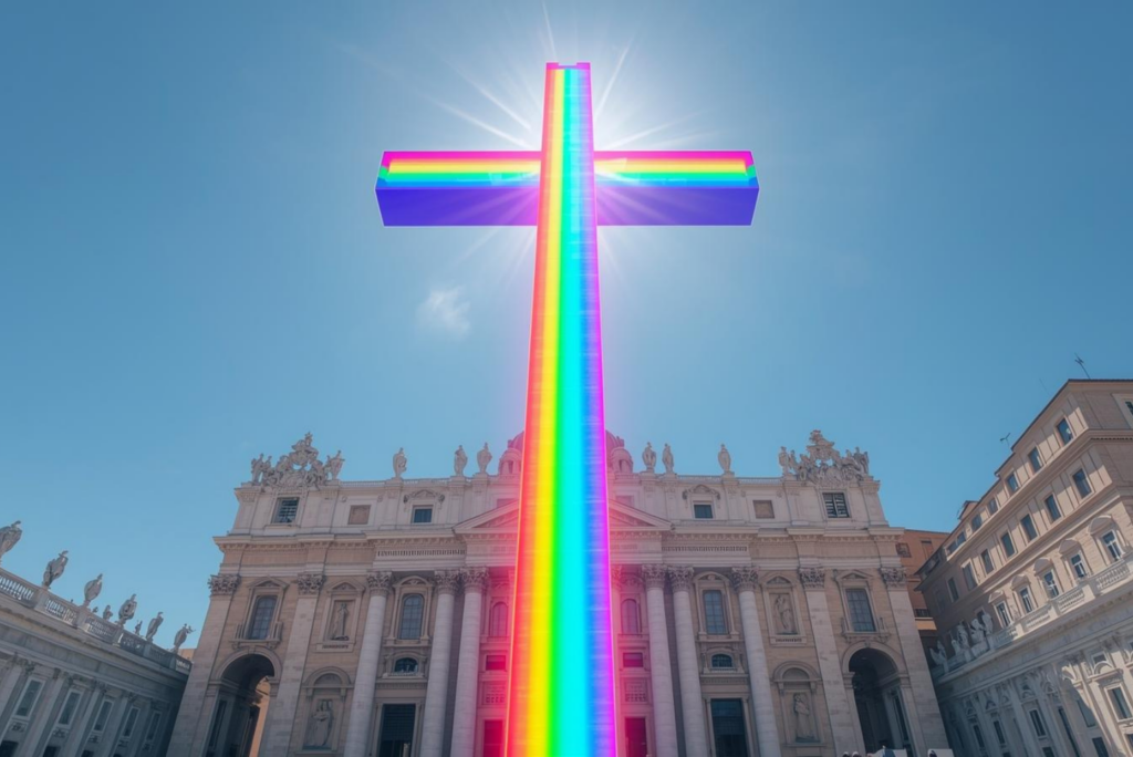 Shockwaves Hit as Vatican Displays Rainbow Crucifix in Blasphemous ...