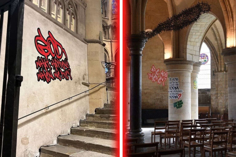 Church of England Allows Grotesque Graffiti to Cover Historic ...