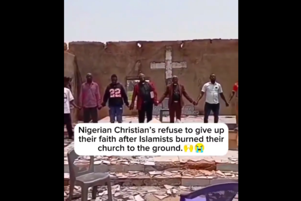 Christians Lift Up Powerful Praise After Church Heinously Burned Down ...