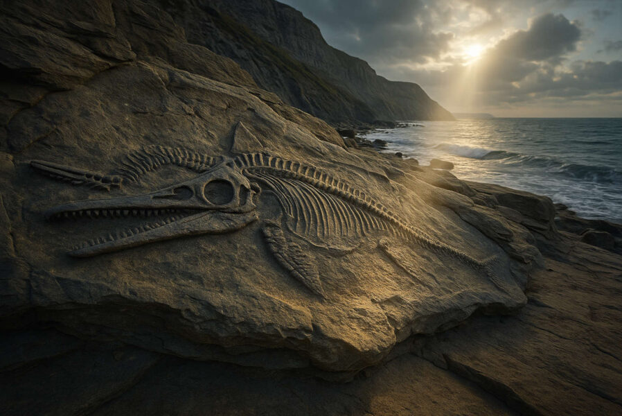 Scientists Unveil 'Sword Dragon' Fossil on England's Coast, a Stunning ...