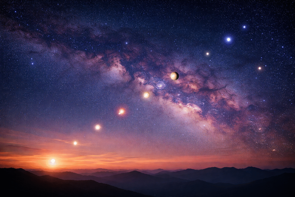 A Very Rare 'Planetary Parade' Involving 6 Planets Will Appear This ...