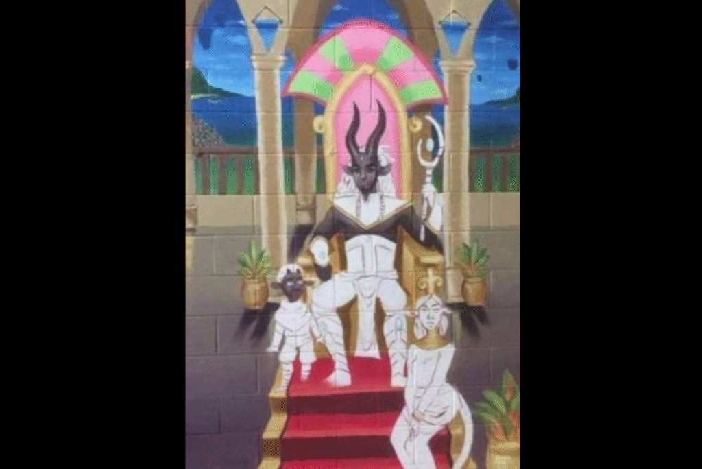 Students Paint Mural of Ancient Demon Linked to Child Sacrifice ...