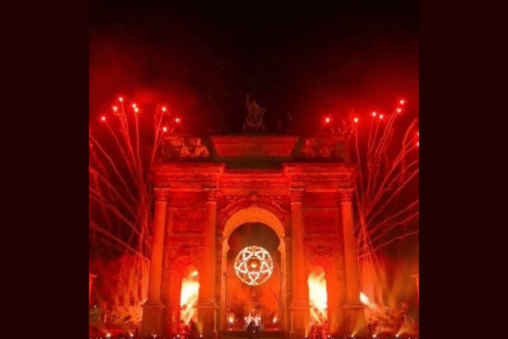 fire ball and pentagram Olympics opening ceremony 2026 - Charisma ...