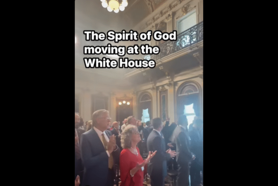 Worship Breaks Out Inside the White House: Is This the Start of Revival ...