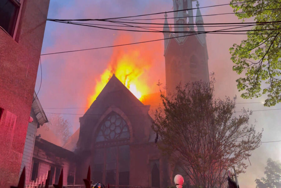 Historic New York City Church Burns in Five-Alarm Fire - Charisma ...