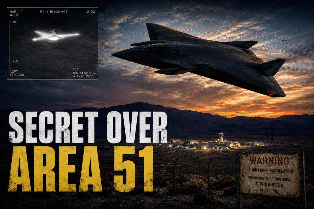 Area 51 Shocker: Mysterious Aircraft Sighting Sparks Speculation About ...