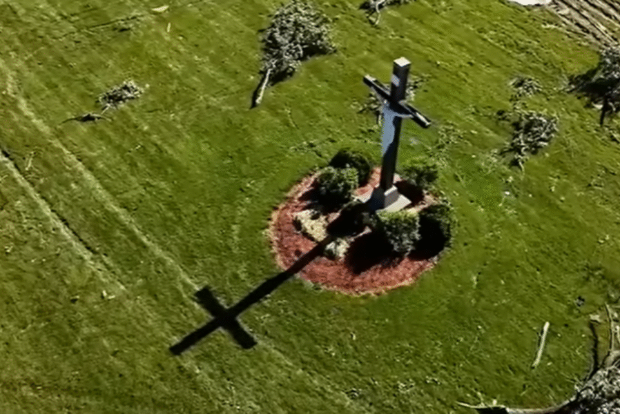 Crucifix Remains Standing After Tornado Tears Through Indiana Community ...