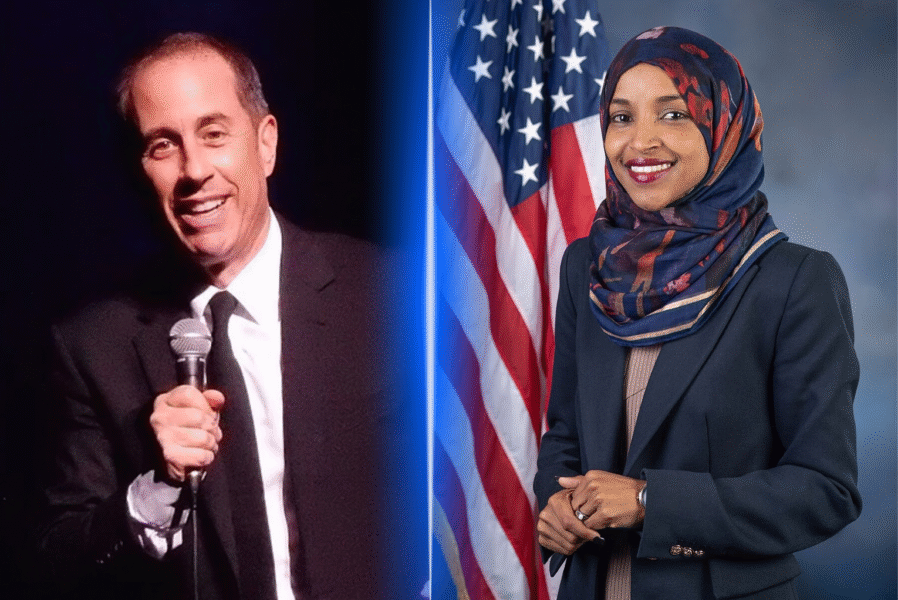 Ilhan Omar Lashes Out at 'Horrific' Jerry Seinfeld When He Said ...